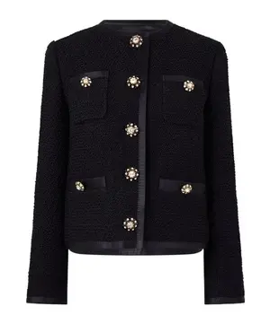 Dolce & Gabbana Button-down Bouclé Jacket