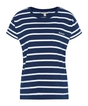 Barbour Otterburn Striped T-shirt With Chest Embroidery