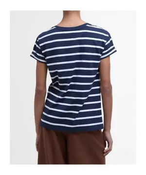 Barbour Otterburn Striped T-shirt With Chest Embroidery