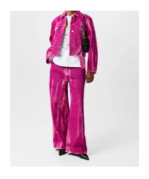 GANNI Baggy Jeans - Purple