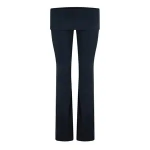 JADED LONDON Fold-waist Flared Trousers