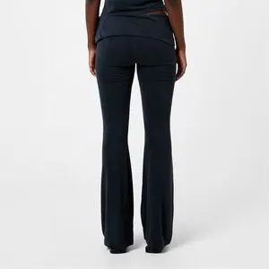 JADED LONDON Fold-waist Flared Trousers