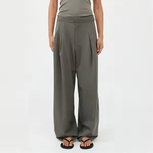 ST. AGNI Adjustable Wide-leg Trousers