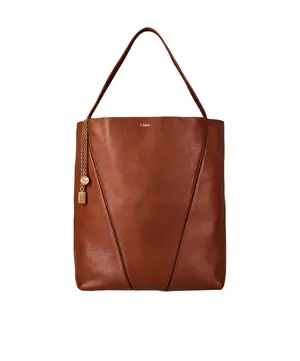 Chloé Chloe Spin Medium Tote Bag Brown