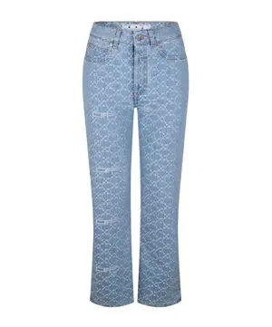 Off-White Monogram Straight Leg Jeans