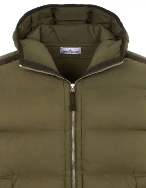 Stone Island Compass Patch Zip-up Puffer Jacket