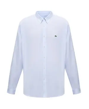 Lacoste Logo Patch Regular Fit Shirt - Blue