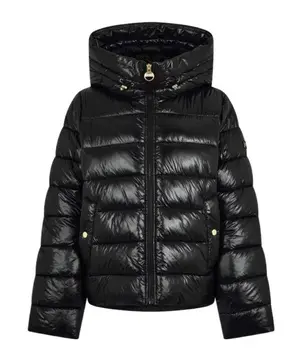 Barbour Quilted Hooded Jacket - Black
