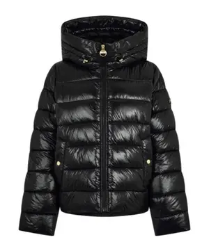 Barbour Quilted Hooded Jacket - Black