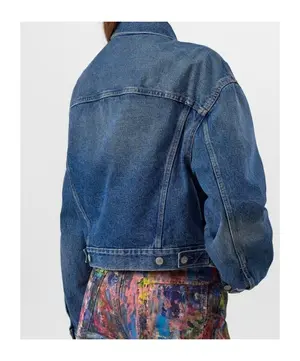 Acne Studios Cropped Denim Jacket