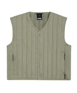 Rains Banja Short Liner Vest - Nude
