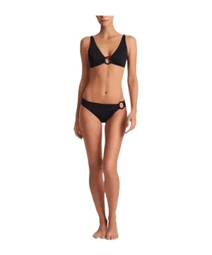 Ralph Lauren Ring Hipster Bikini Bottoms - Brown