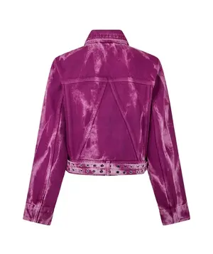 GANNI Heavyweight Denim Jacket With Belt