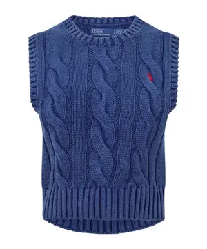 Polo Ralph Lauren Knitted Braided Knit Vest
