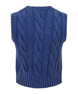 Polo Ralph Lauren Knitted Braided Knit Vest