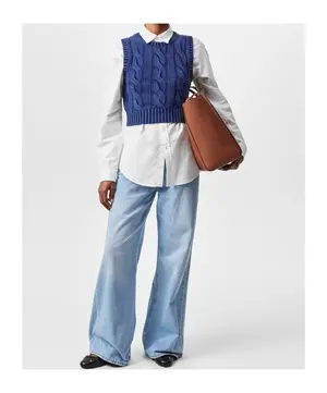 Polo Ralph Lauren Knitted Braided Knit Vest
