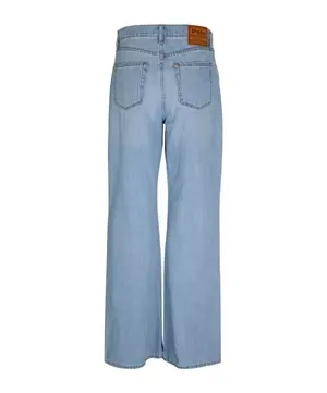 Polo Ralph Lauren Wide-leg Faded Denim Trousers