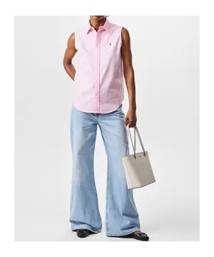 Polo Ralph Lauren Wide-leg Faded Denim Trousers