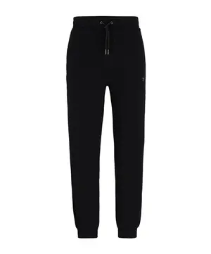 Hugo Boss Minimalist Solid Color Sports Pants - Black