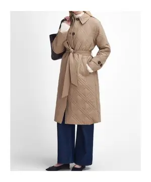 Barbour Mariah Quilted Trench Coat