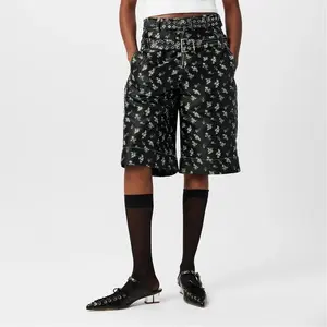 GANNI Jacquard Floral Shorts