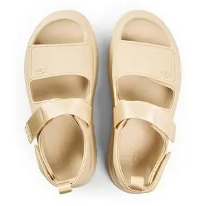 UGG Logo Detail Sandals - Nude