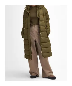 Barbour Long Sleeve Hooded Quilted Jacket