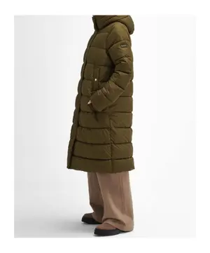 Barbour Long Sleeve Hooded Quilted Jacket