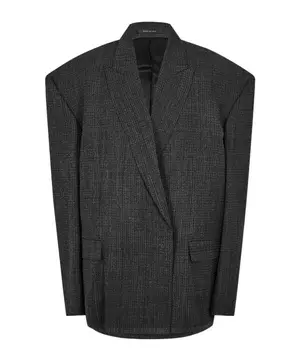 Balenciaga Seamless Tailored Jacket - Black