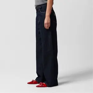GANNI Rinse Belt Izey Jeans - Black
