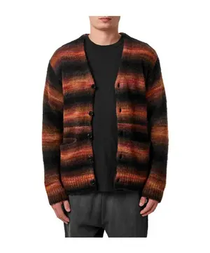 Kenzo Mohair Cardigan With Striped Pattern