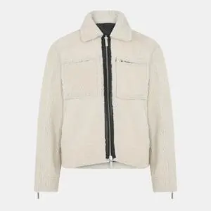 REPRESENT Slim-fit Leather Jacket With Zip Closure And Patch Pockets