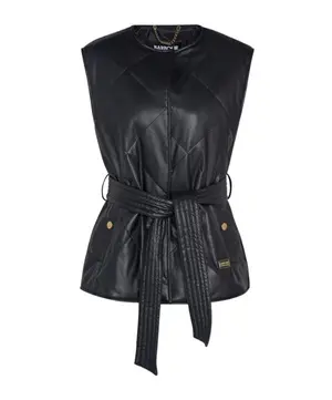 Barbour Rosa Leather Gilet
