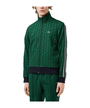 Lacoste Printed Track Jacket - Green