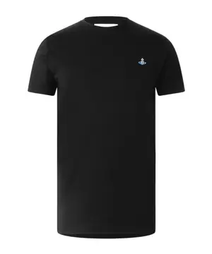 VIVIENNE WESTWOOD Crew Neck Short-sleeved T-shirt - Black