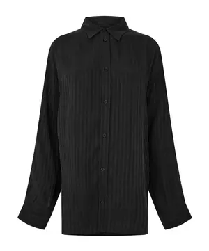 Balenciaga Simple Fluid Shirt - Black