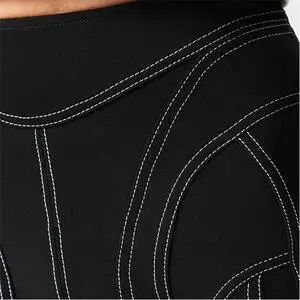 MUGLER Bike Shorts With Contrast Stitching