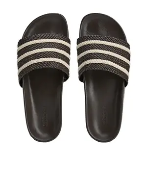 ADIDAS ORIGINALS By Wales Bonner Adilette Slides - Black