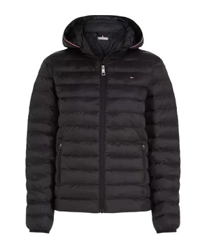 Tommy Hilfiger Lightweight Padded Jacket With Hood - Black