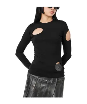 Off-White Simple Long-sleeved Top