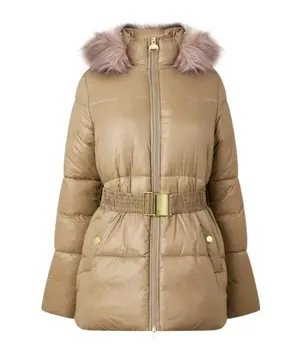 Barbour Saskia Puffer Jacket - Nude