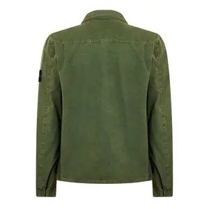 Stone Island Washed Cotton-canvas Overshirt