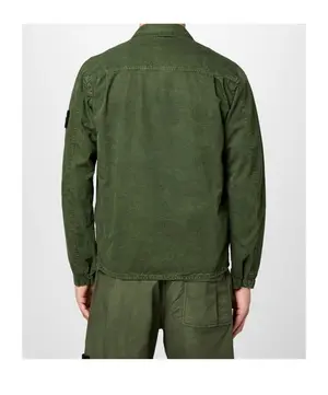 Stone Island Washed Cotton-canvas Overshirt