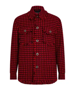 Versace Tweed Overshirt
