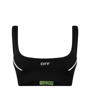 Off-White Short Camisole Bra