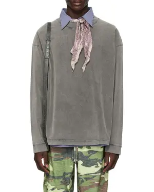 Acne Studios Crewneck Long Sleeved T-shirt