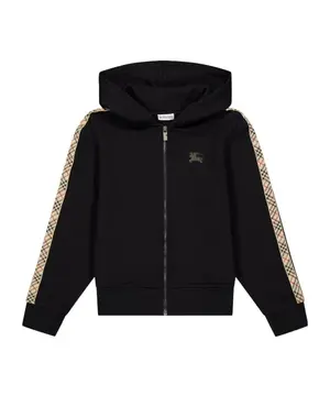 Burberry Zip-up Hoodie - Black