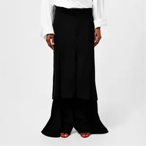 Balenciaga Maxi Skirt With Godet Detailing