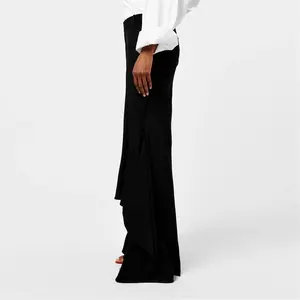 Balenciaga Maxi Skirt With Godet Detailing