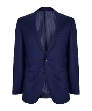 Hugo Boss Navy Single-breasted Business Blazer - Black